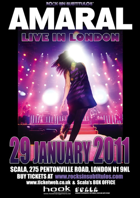 Cartel Amaral nueva 3º,492 - Amaral